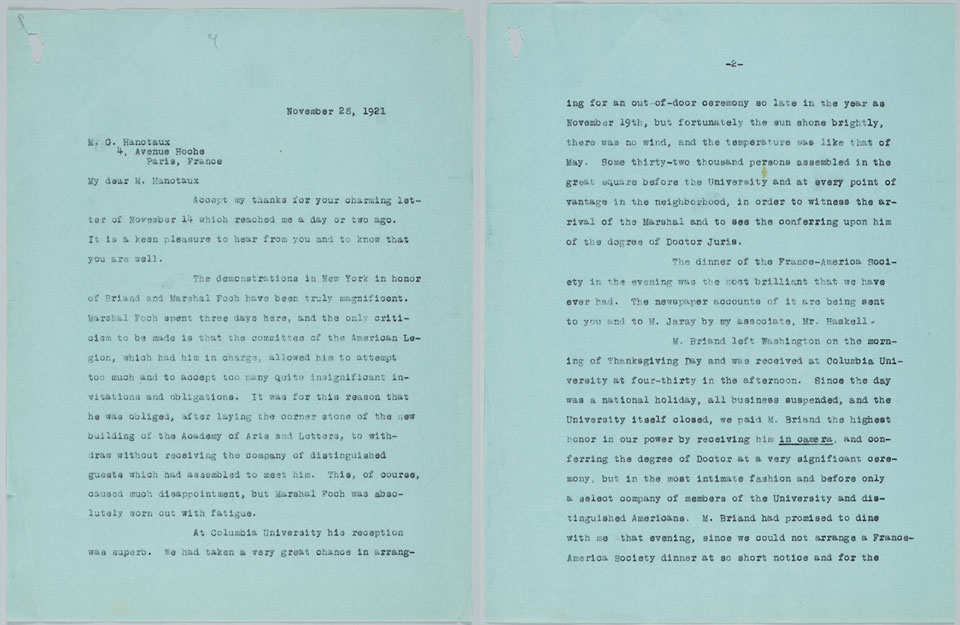 Documents Gallery: World War I | Maison Française